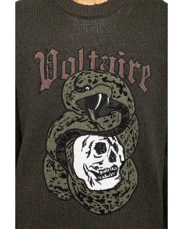Zadig&Voltaire Snake Graphic Logo Sweater