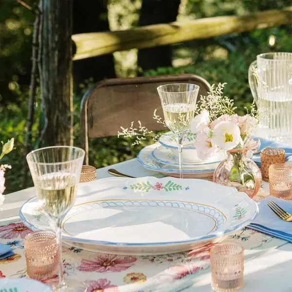 VIETRI Bella Rosa Oval Platter
