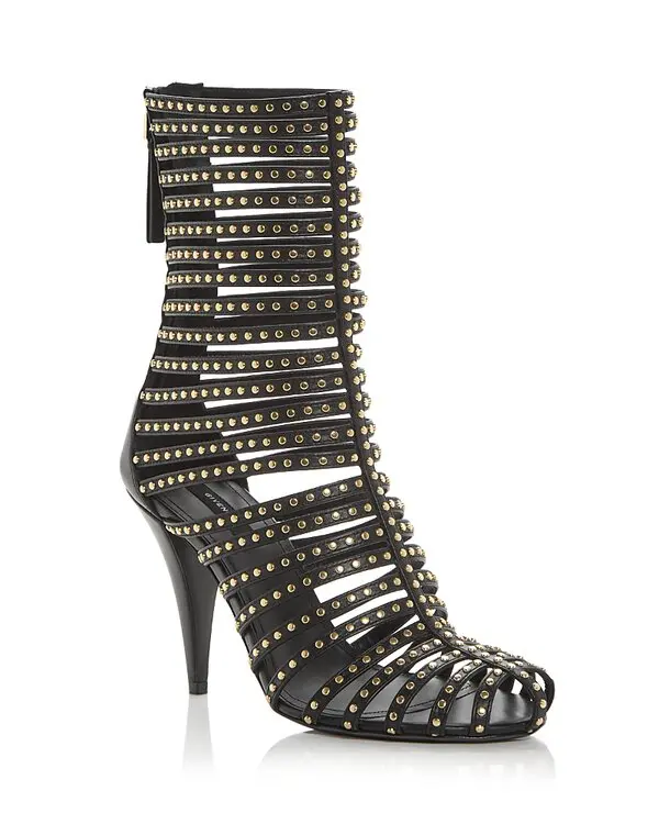 Givenchy Cage Embellished Ankle Booties