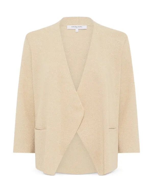 Gerard Darel Lavina Open Front Cardigan - Yellow