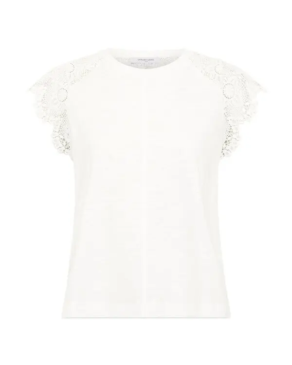 Gerard Darel Mishaelle Lace Sleeve Tee