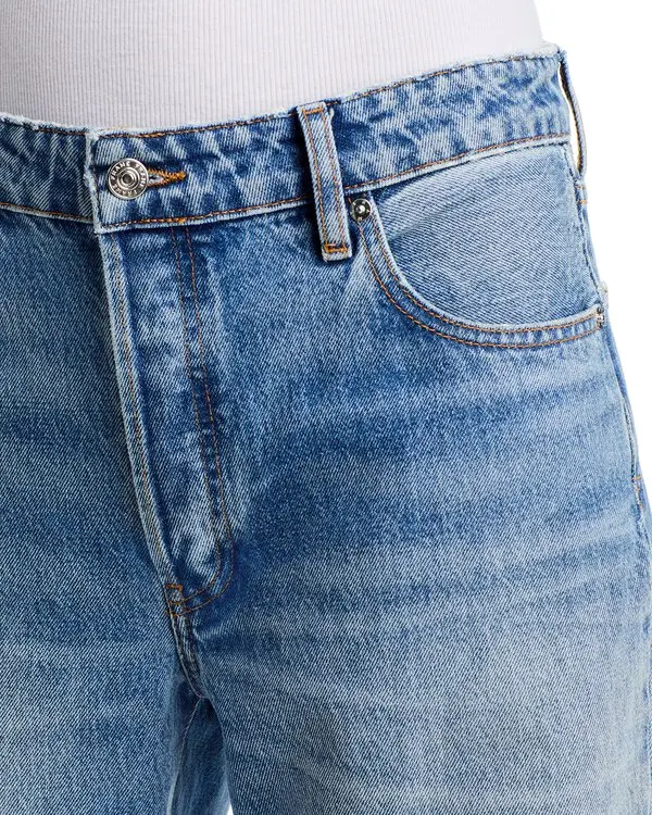 FRAME The Essential High-rise Straight Jeans - Rapture