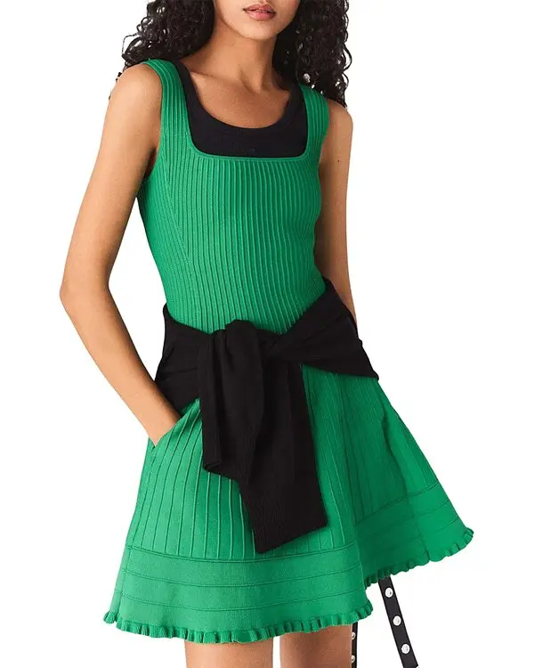 Maje Knit Skater Dress