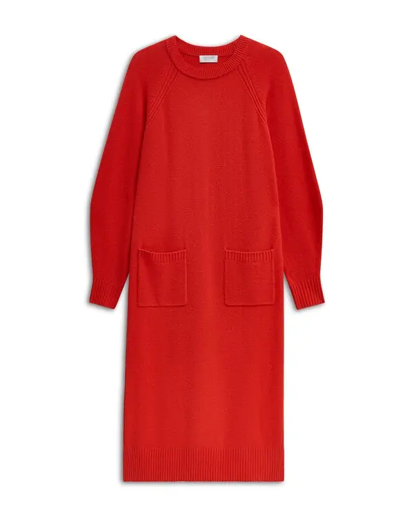 Hobbs London Women's Claudia Knitted Dress - Red - Size 4 - Pepper Red