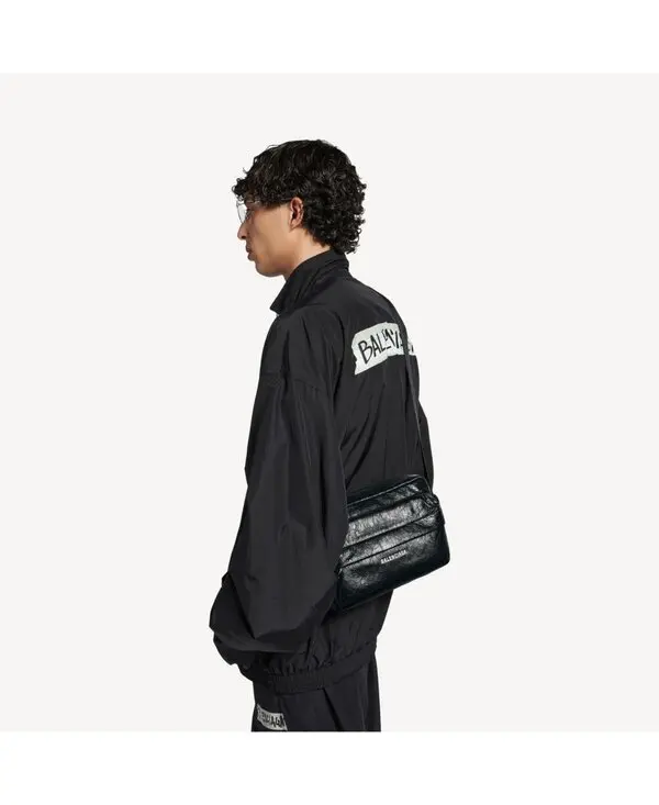 Balenciaga Explorer Camera Bag - Black | Editorialist