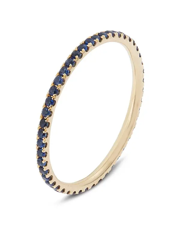 Ileana Makri 18k Sapphire Eternity Band - Yellow Gold
