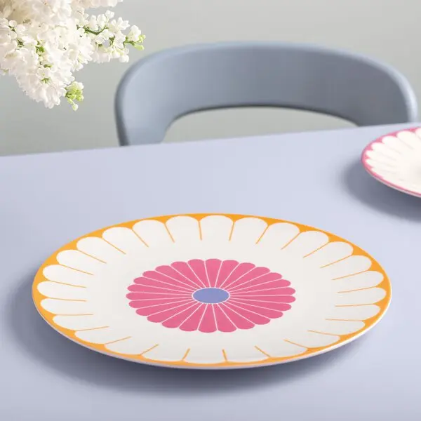 VILLEROY & BOCH Fleur Couleur Large Round Serving Platter