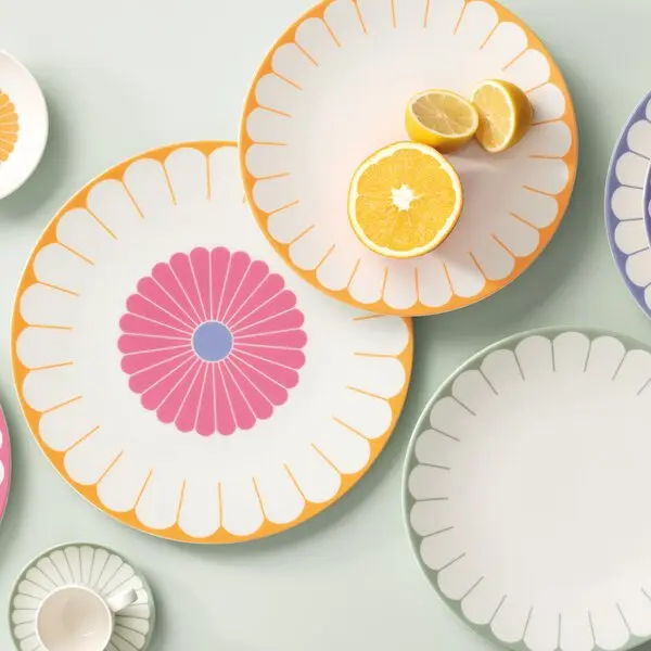 VILLEROY & BOCH Fleur Couleur Large Round Serving Platter