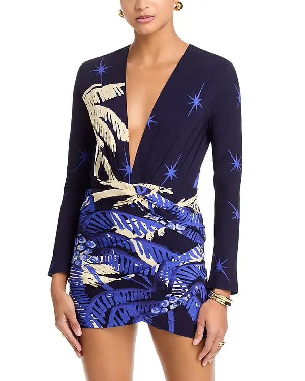 Johanna Ortiz Gangaway Mini Dress - Emerald