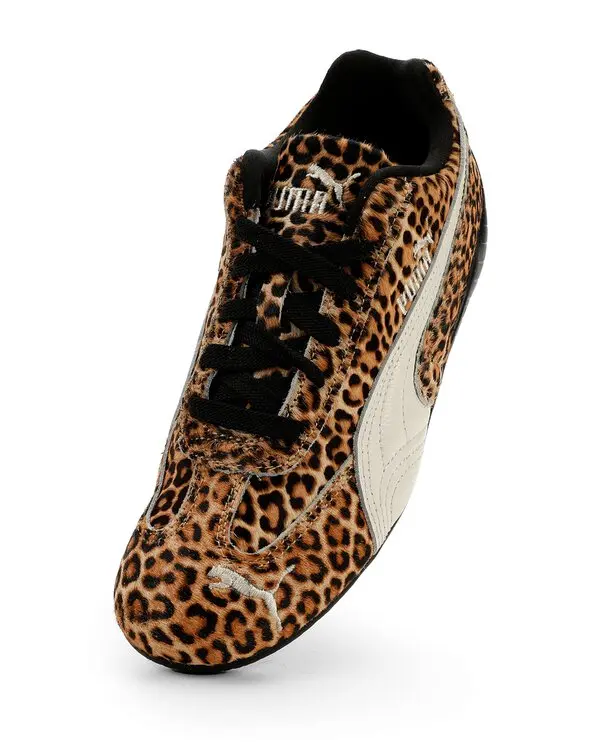 PUMA Speedcat Leopard Calf Hair Sneakers