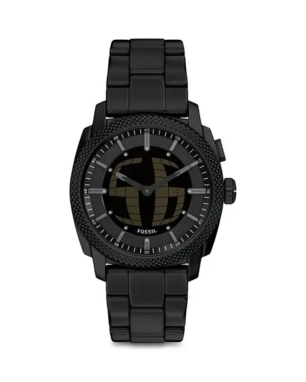 Fossil Machine Big Tic 41mm Watch - Black/black