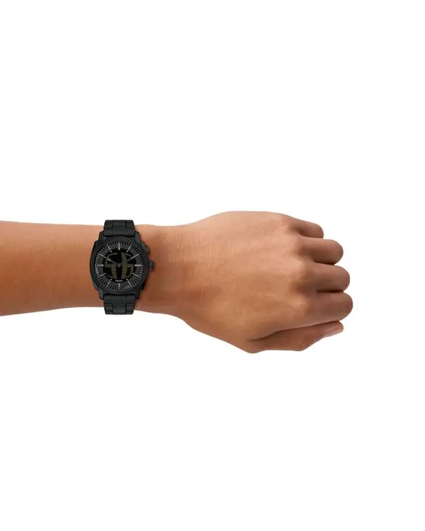 Fossil Machine Big Tic 41mm Watch - Black/black