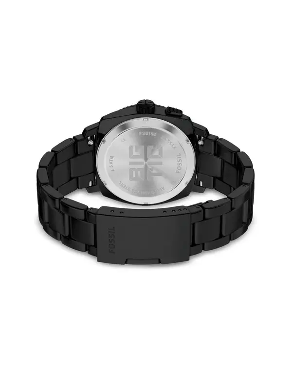 Fossil Machine Big Tic 41mm Watch - Black/black