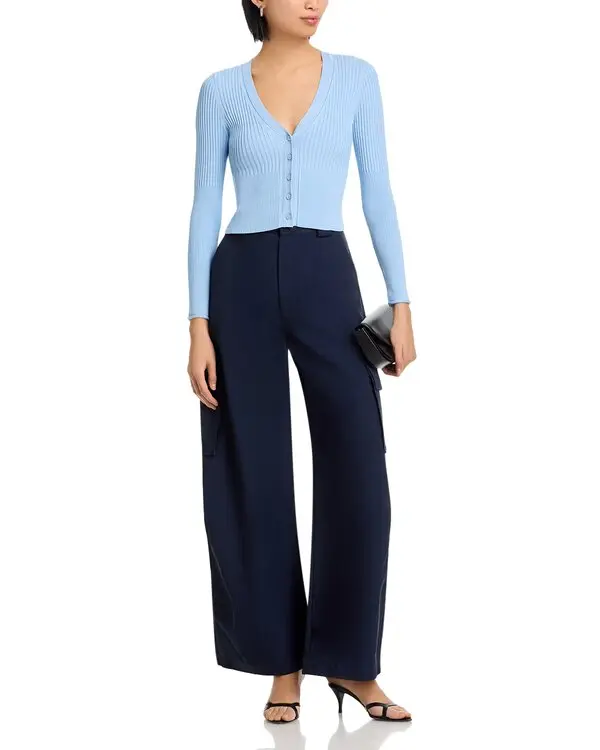 Simkhai Ailany V-neck Cardigan Sweater