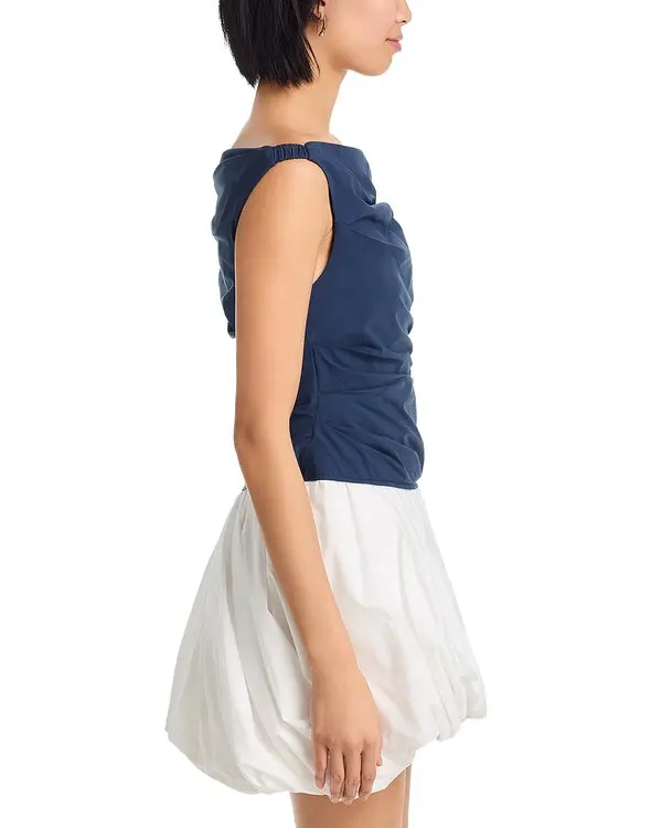 Simkhai Salina Color Blocked Mini Dress - Midnight