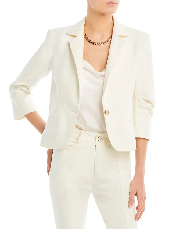 Cinq À Sept Denim Le Petit Khloe Blazer - White