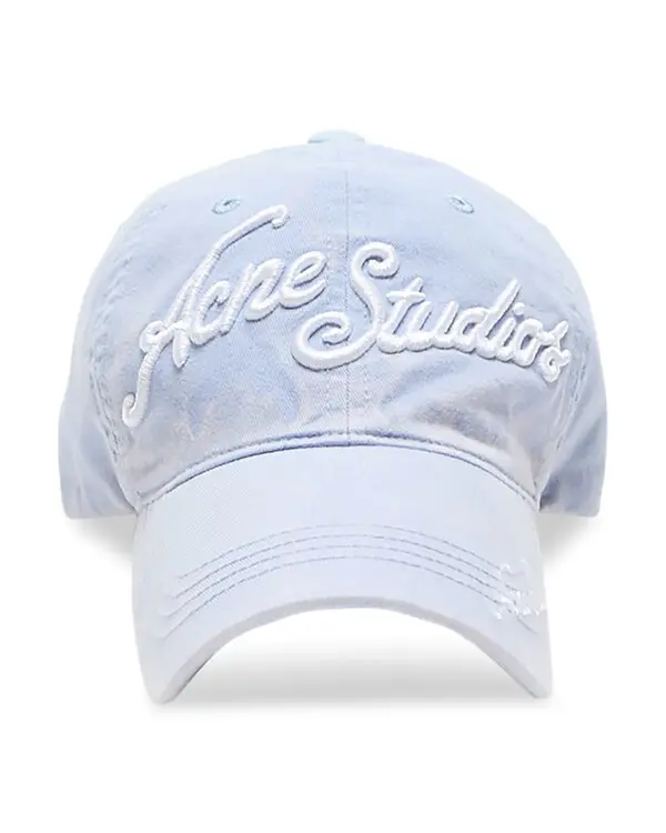 Acne Studios Logo Cap - Dusty Blue