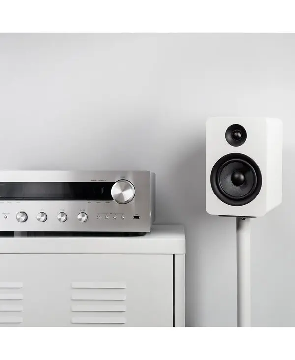 KANTO Sp26pl 26" Bookshelf Speaker Stands With Rotating Top Plates And Cable Management Pair