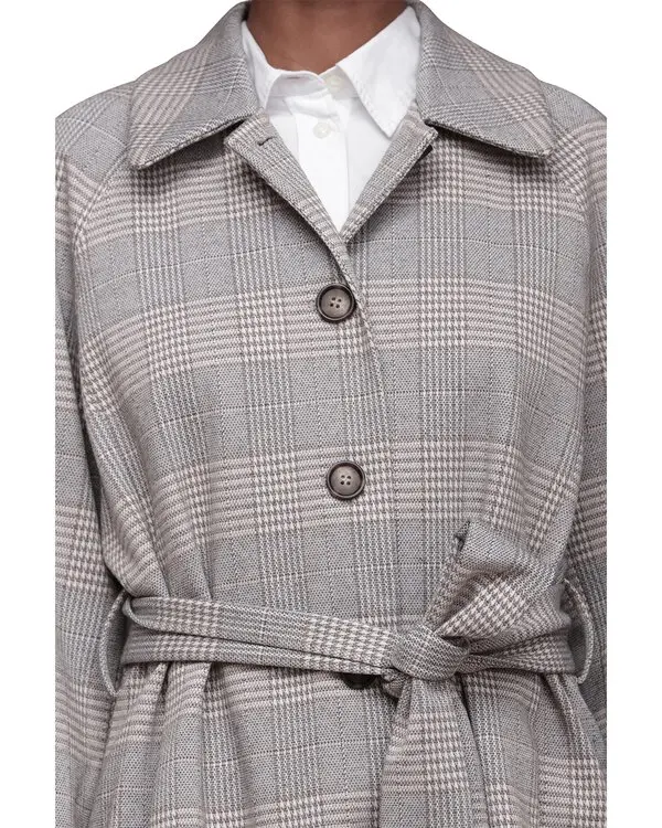 Bagatelle Knit Jacquard Topper Coat