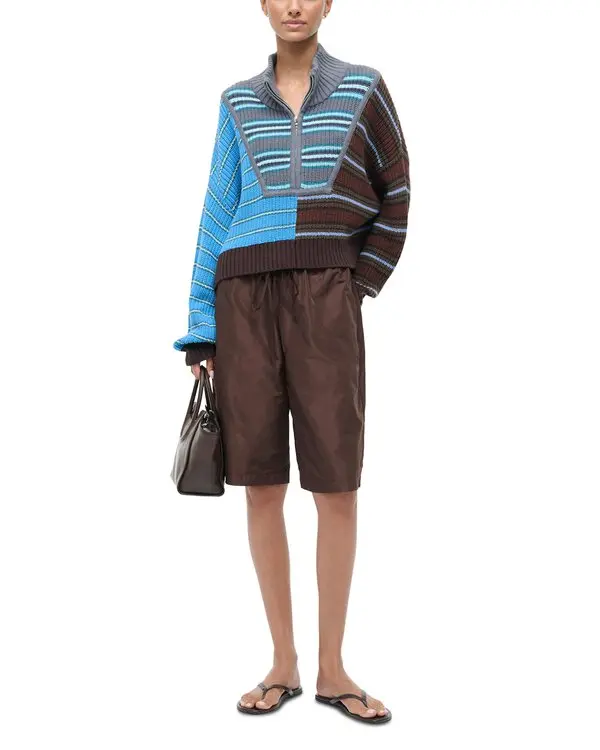 Staud Cropped Hampton Sweater