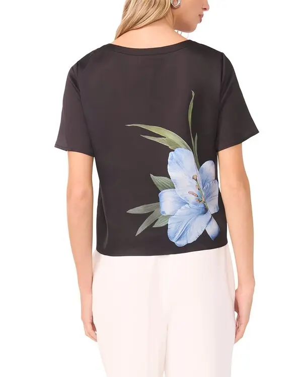 Vince Camuto Floral Graphic Top