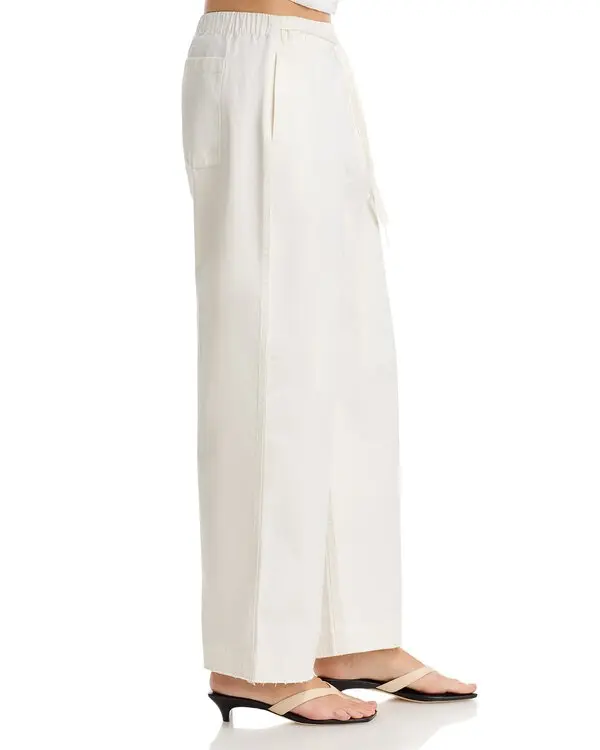 ATM Anthony Thomas Melillo Judo" Wide-leg Cotton Pants - White