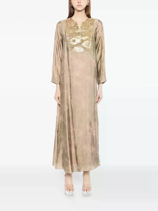 SHATHA ESSA Sequin Embellished Dress