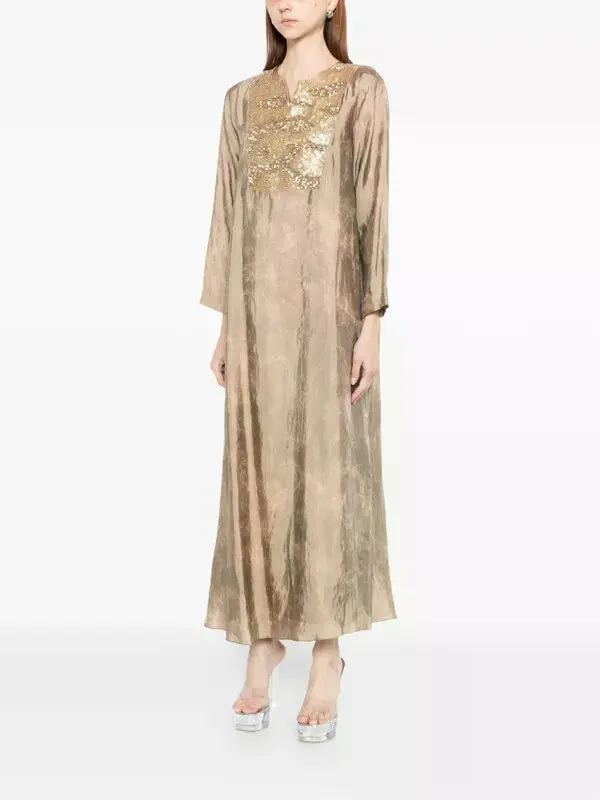 SHATHA ESSA Sequin Embellished Dress