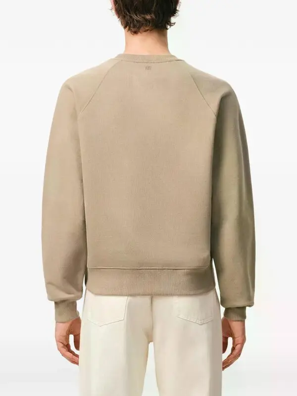 AMI Paris Embossed De Coeur Raglan Sweatshirt