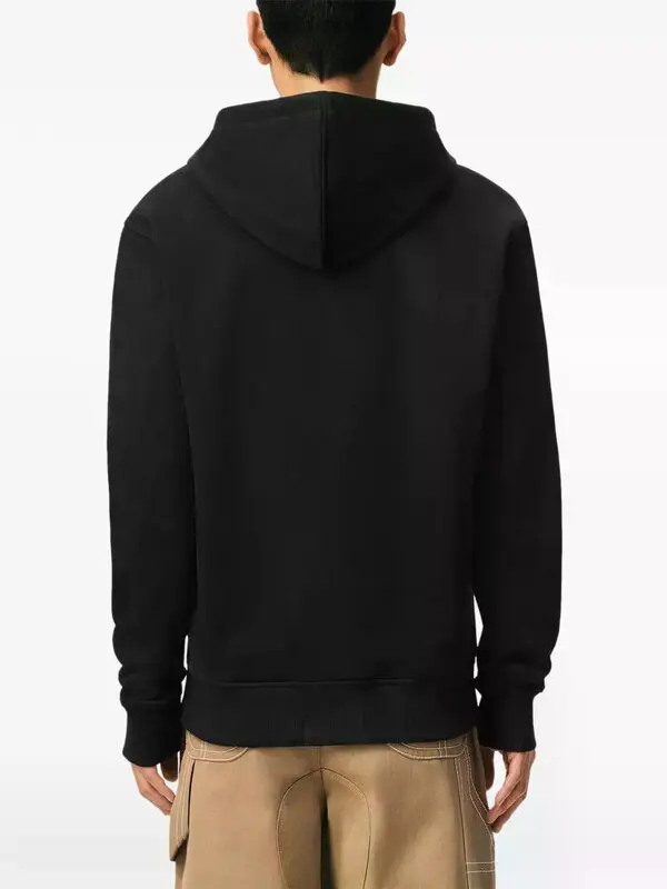 AMI Paris De Coeur Zip-up Hoodie - Black