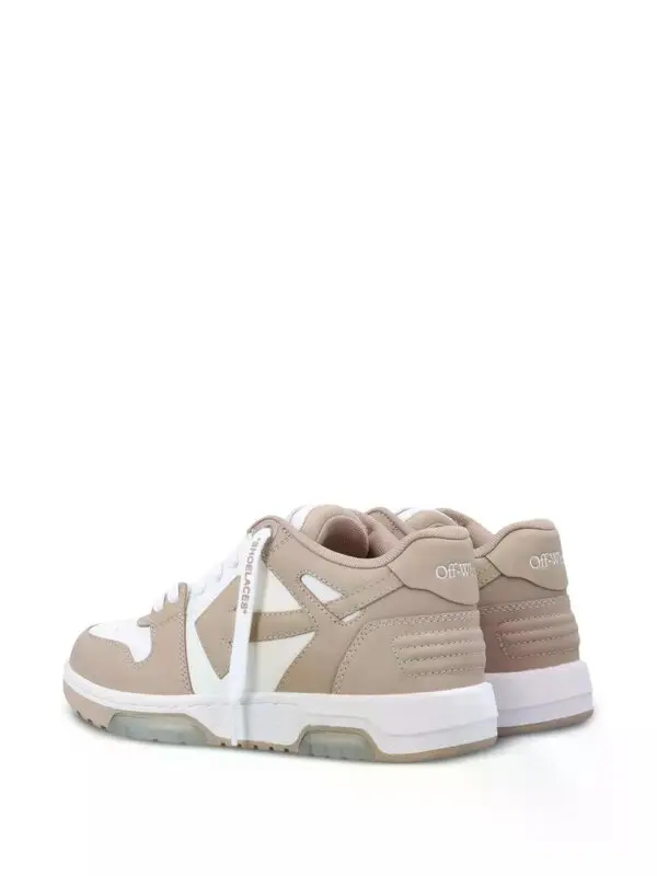 Off-White Leather Sneakers - Neutrals
