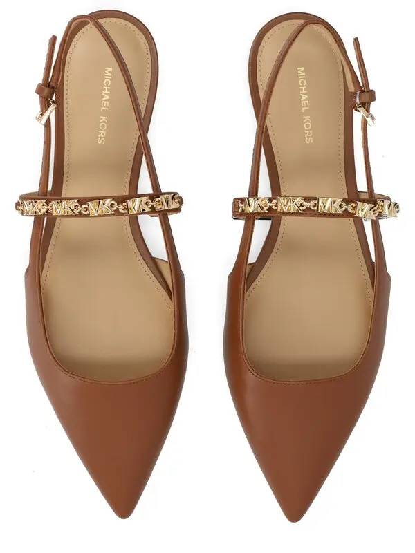 Michael Kors Dina Flex Sling Ballerinas - Brown