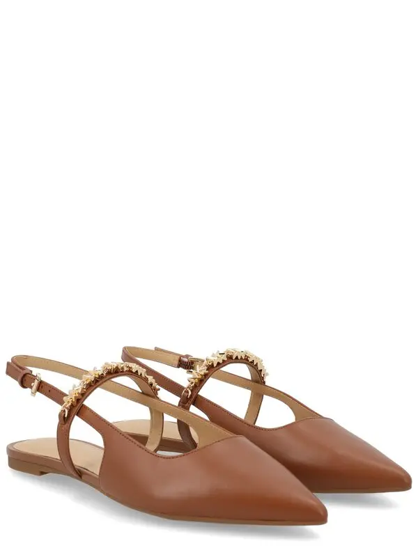 Michael Kors Dina Flex Sling Ballerinas - Brown