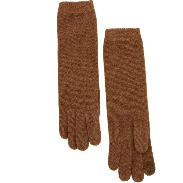 Portolano Cashmere Tech Gloves - Toffee