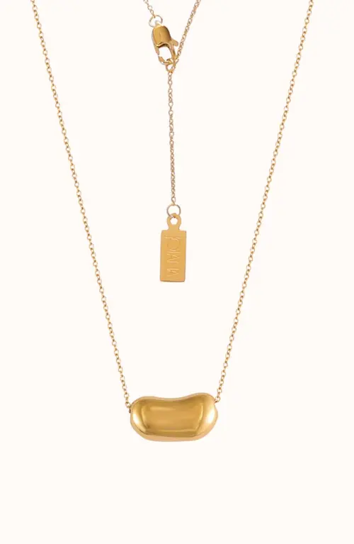 JOIANA JEWELRY Bean Pendant Necklace - Gold