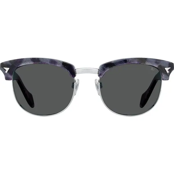 AMERICAN OPTICAL Sirmont 51mm Sunglasses - Gravel Silver - Gyn