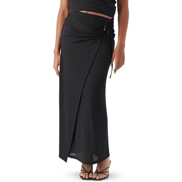 RIPE MATERNITY Rhi Mock Wrap Maxi Skirt