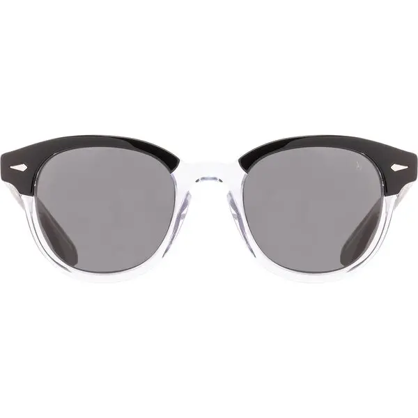 AMERICAN OPTICAL Times 47mm Round Sunglasses - Black Crystal - Gyn-p