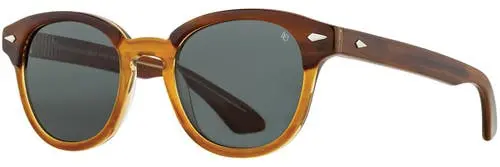 AMERICAN OPTICAL Times 47mm Round Sunglasses - Chestnut Sand - Gyn-p