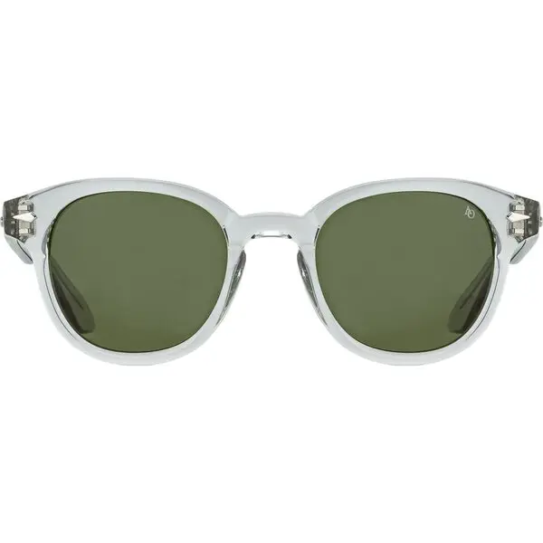 AMERICAN OPTICAL Times 47mm Round Sunglasses - Gray Crystal - Gnn-p