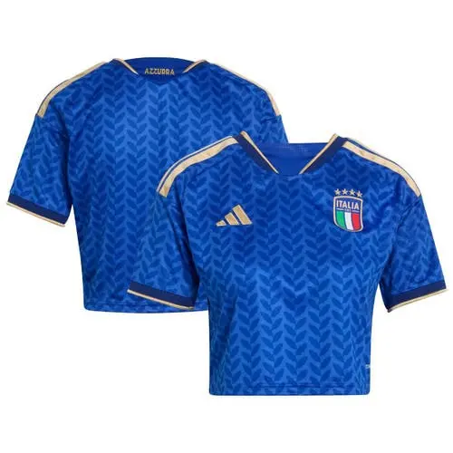 Adidas Italy National Team Fifa X World Cup 2026 Home Cropped Replica Jersey - Royal