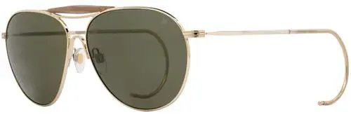 AMERICAN OPTICAL Hazemaster 59mm Aviator Sunglasses - Gold - Gnn-p