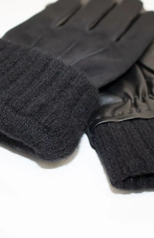 Portolano Suede And Nappa Leather Gloves