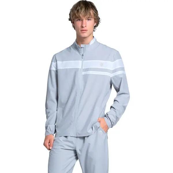 K-Swiss Ripstop Tennis Jacket - Zinc