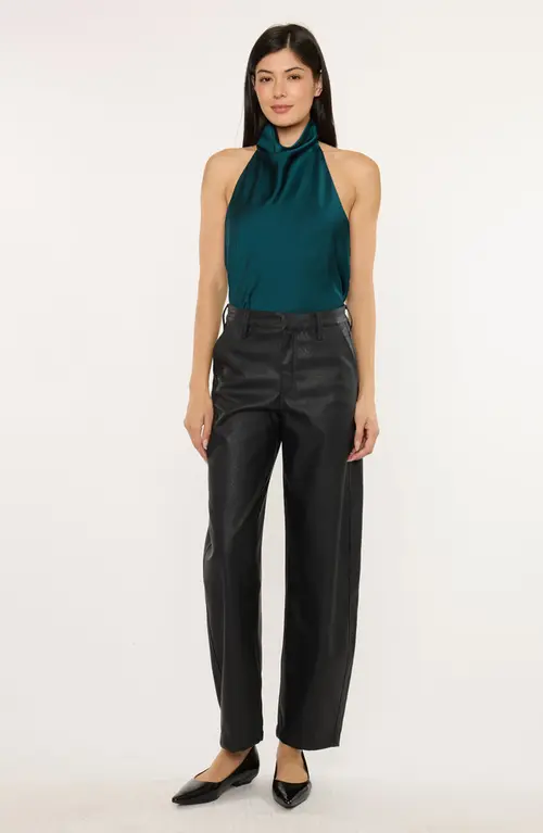KANCAN Darlene High Rise Barrel Pants - Black