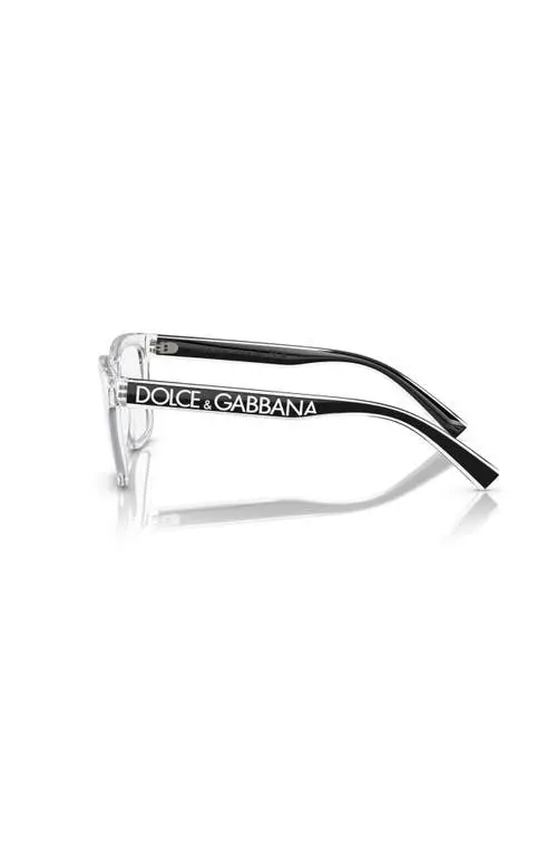 Dolce & Gabbana 50mm Square Optical Eyeglasses
