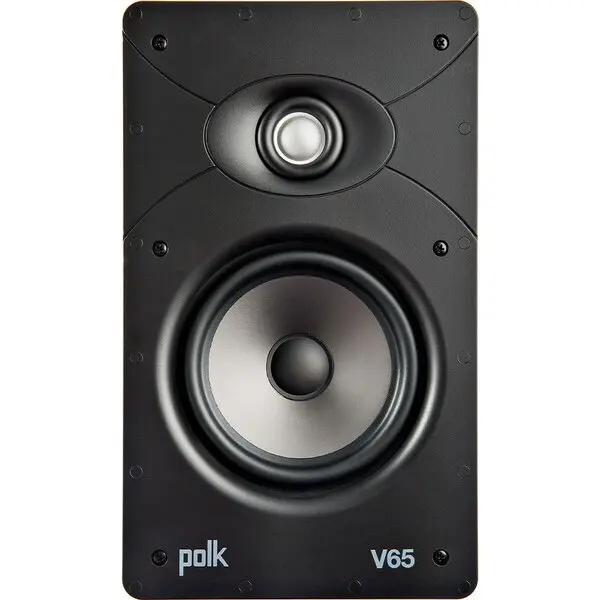 POLK AUDIO V65 6.5" Vanishing In Wall Speakereach - White