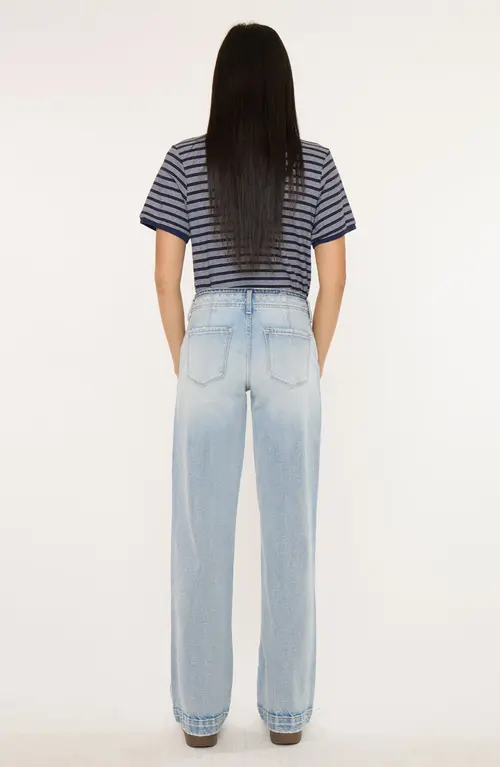 KANCAN Lulu Mid Rise Wide Leg Trousers