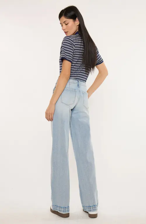 KANCAN Lulu Mid Rise Wide Leg Trousers