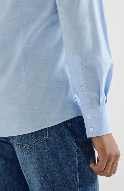 Brunello Cucinelli Oxford Shirt - Azure